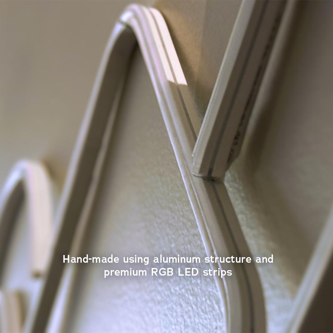 Monstera Plant Neon LED Sign Custom, RGB Colour Changing Gift for Plant ...