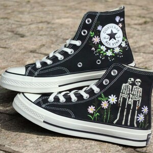 Personalized Halloween Shoe, Converse Chuck Taylor Shoes Embroidered ...