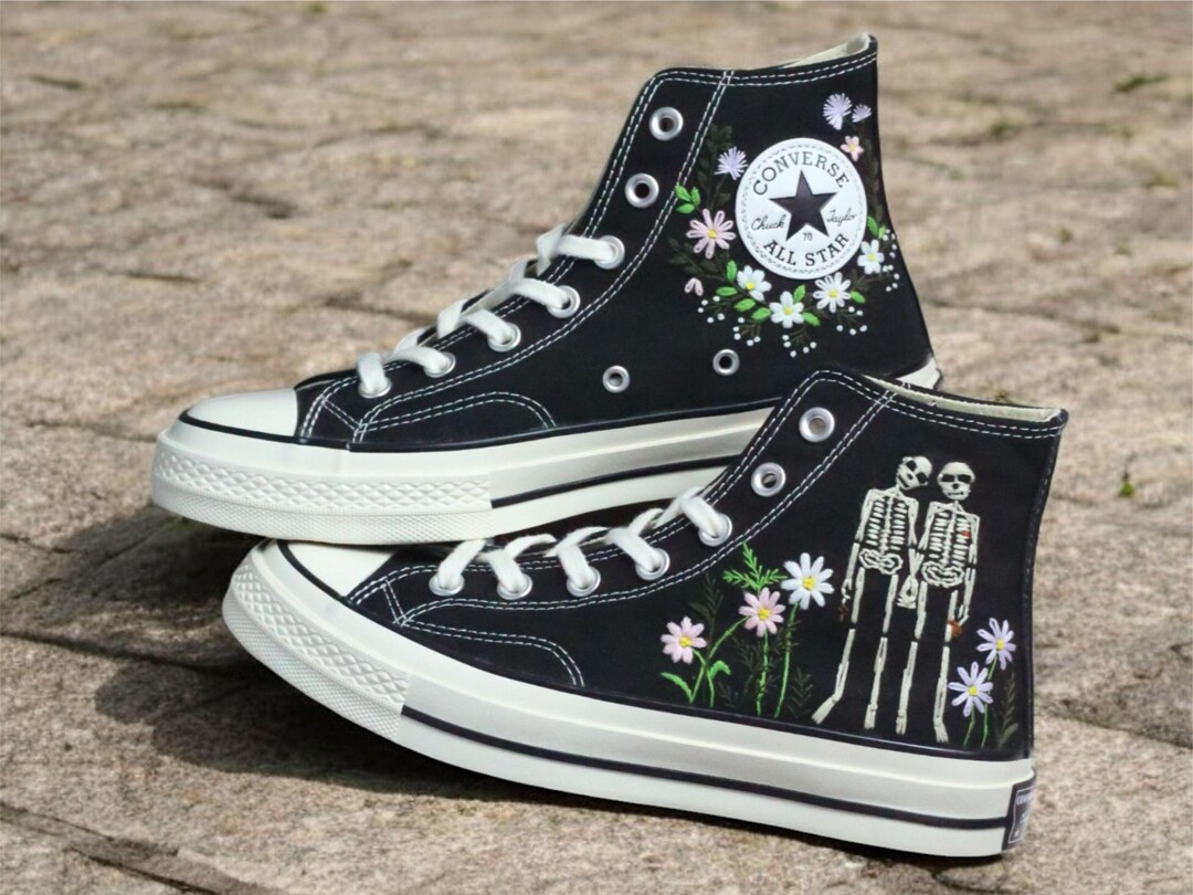 Personalized Halloween Shoe, Converse Chuck Taylor Shoes Embroidered ...