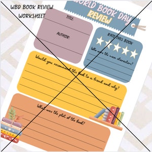 WORLD BOOK DAY 2024 Calming Classroom Display and Activity Sheet - Etsy