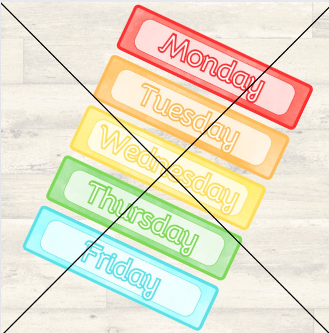 SOFT RAINBOW Editable Teacher Tray Labels - Etsy