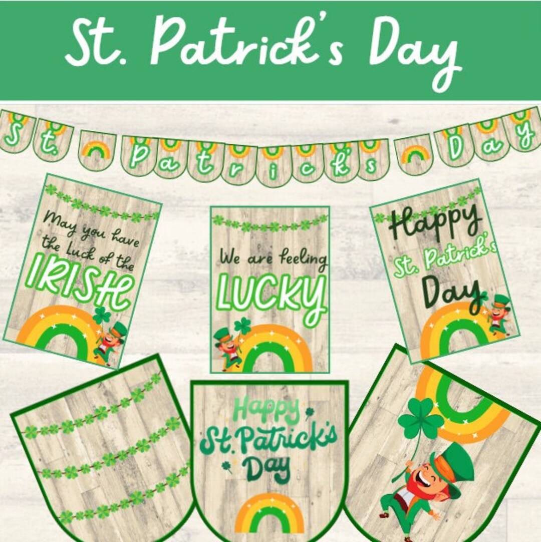 St. Patrick's Day Classroom Display - Etsy