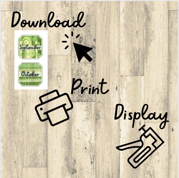 LIME GREEN Classroom Editable Birthday Board - Etsy