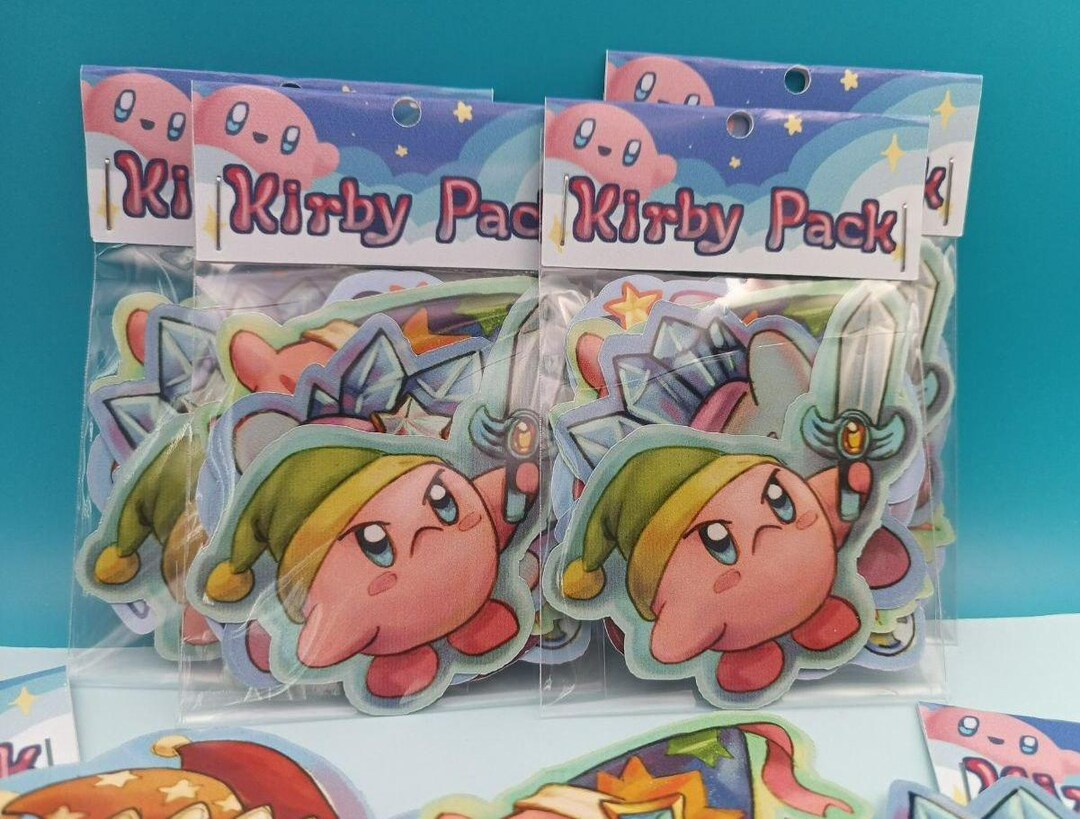 Kirby Sticker Pack - Etsy