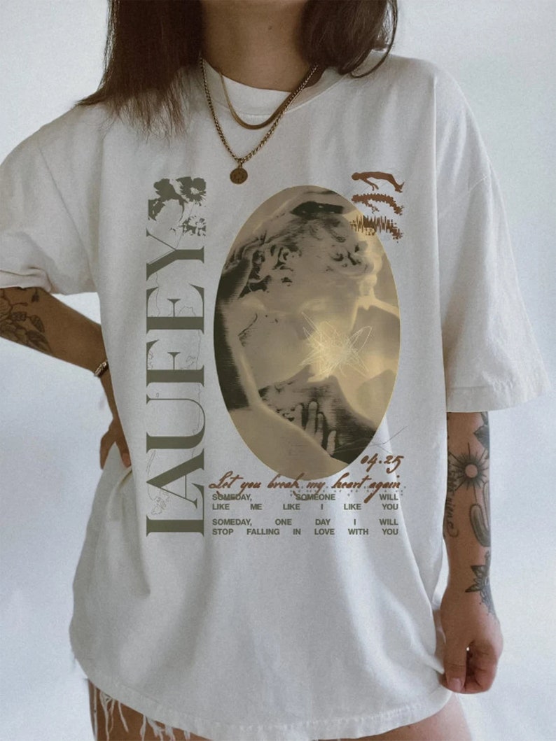 Laufey Let Me Break Your Heart Again Aesthetic Shirt Laufey Inspired Retro Shirt Etsy
