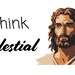 Think Celestial Business Cards Jesus Christ Pack 1. Perfect Gift for ...