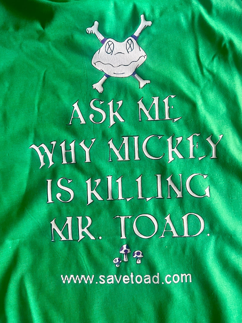 NEW "save Mr. Toad's Wild Ride” T-shirt (REPRODUCTION) - Etsy
