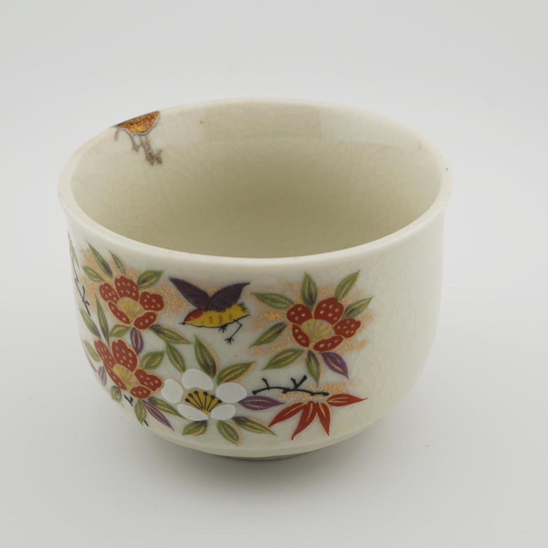 Kintsugi | Teacup | Sake Cup | Natural Urushi & Silver Repair | Hand ...