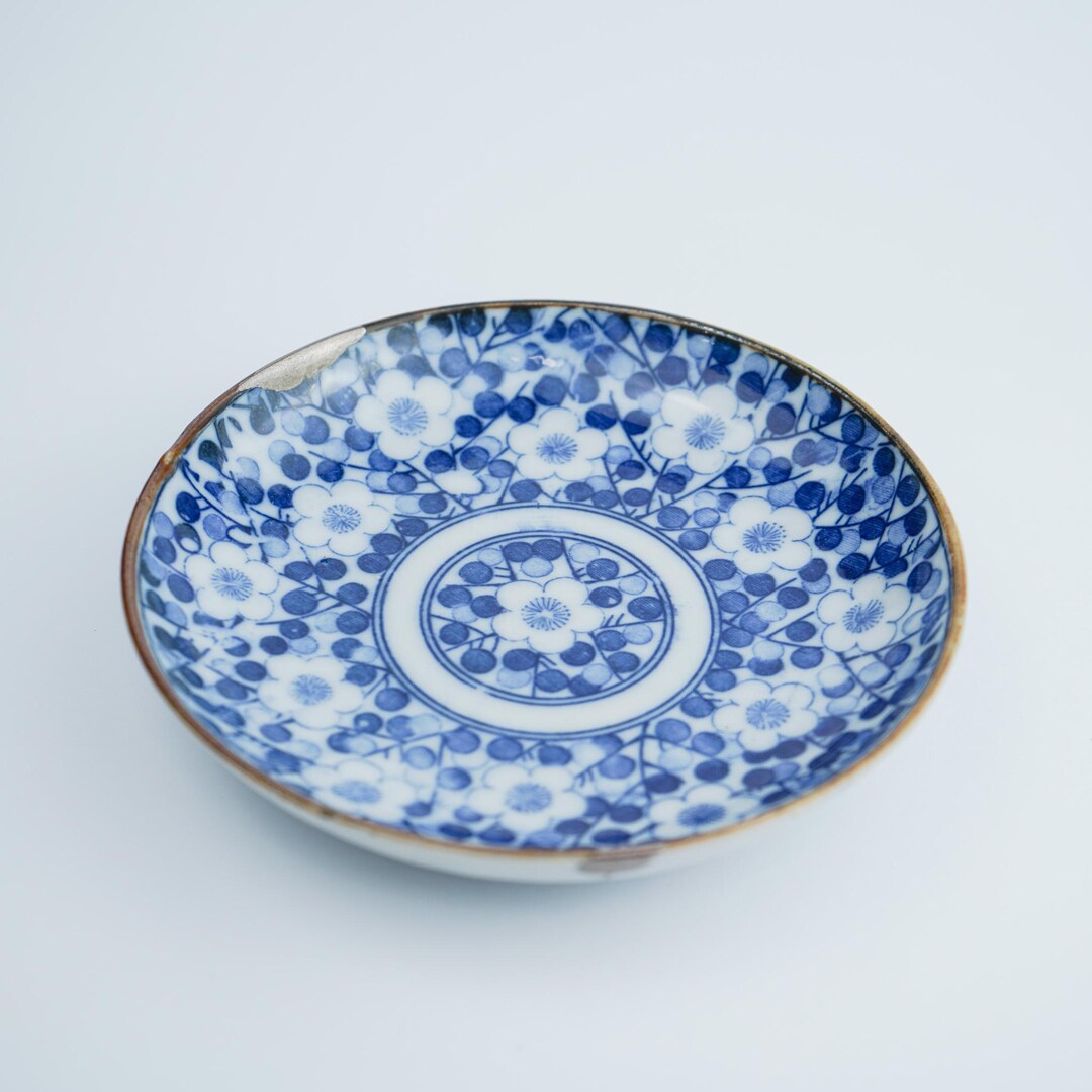 Kintsugi | Small Traditional Plate | Natural Urushi & Tin Repair | Hand ...