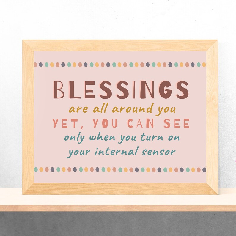 Blessings Sign Blessings Printable Blessings Manifesting Blessings ...
