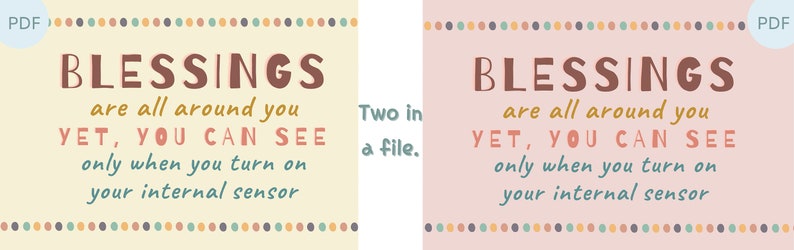 Blessings Sign Blessings Printable Blessings Manifesting Blessings ...