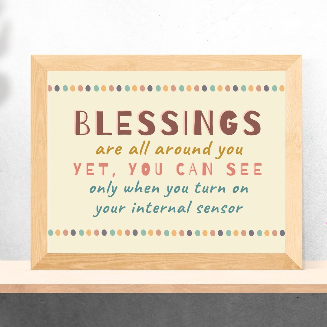 Blessings Sign Blessings Printable Blessings Manifesting Blessings ...
