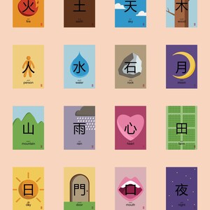 HK Cantonese Flashcard Set | Learn Traditional Chinese Characters for ...