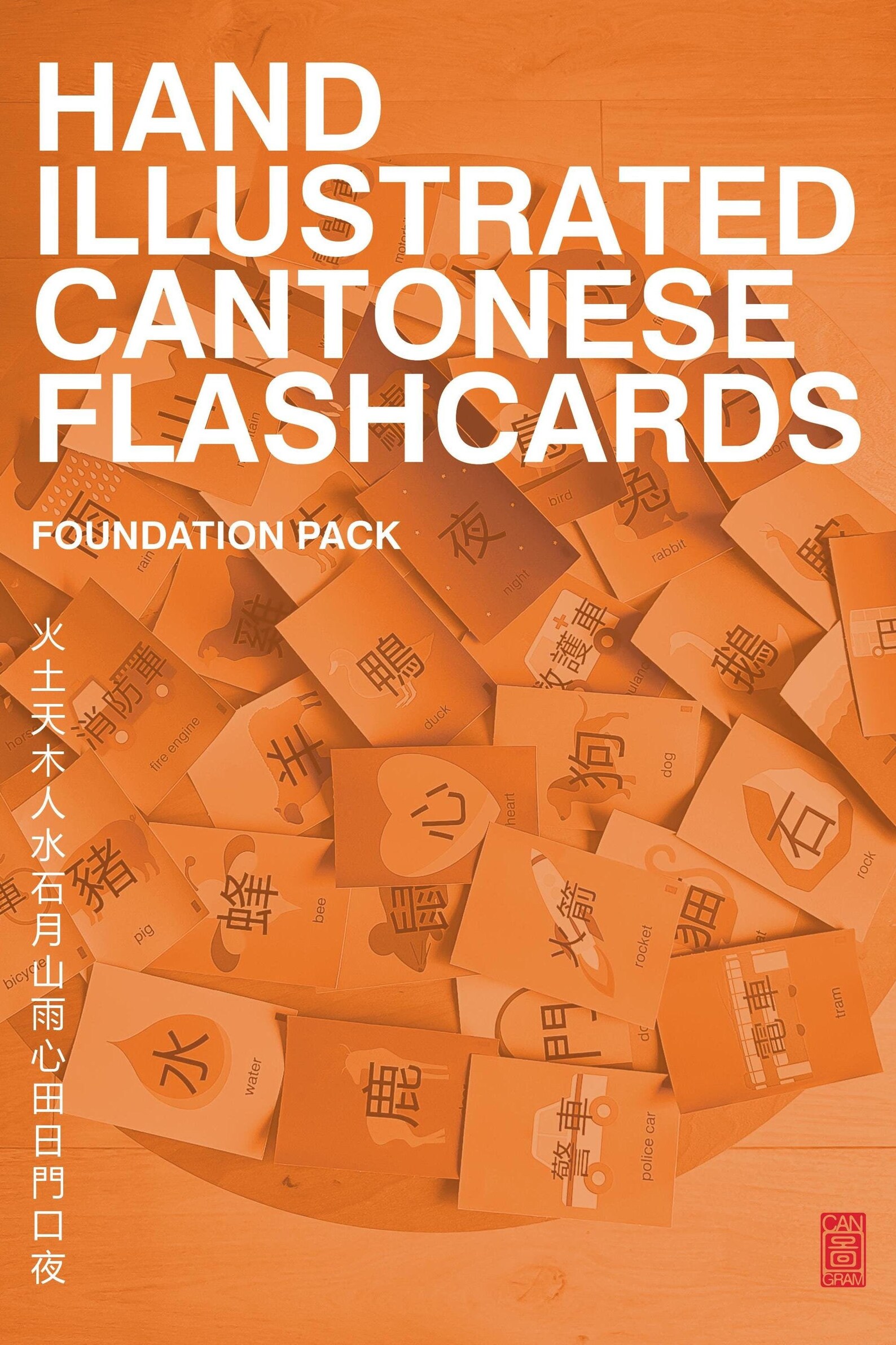 HK Cantonese Flashcard Set | Learn Traditional Chinese Characters for ...