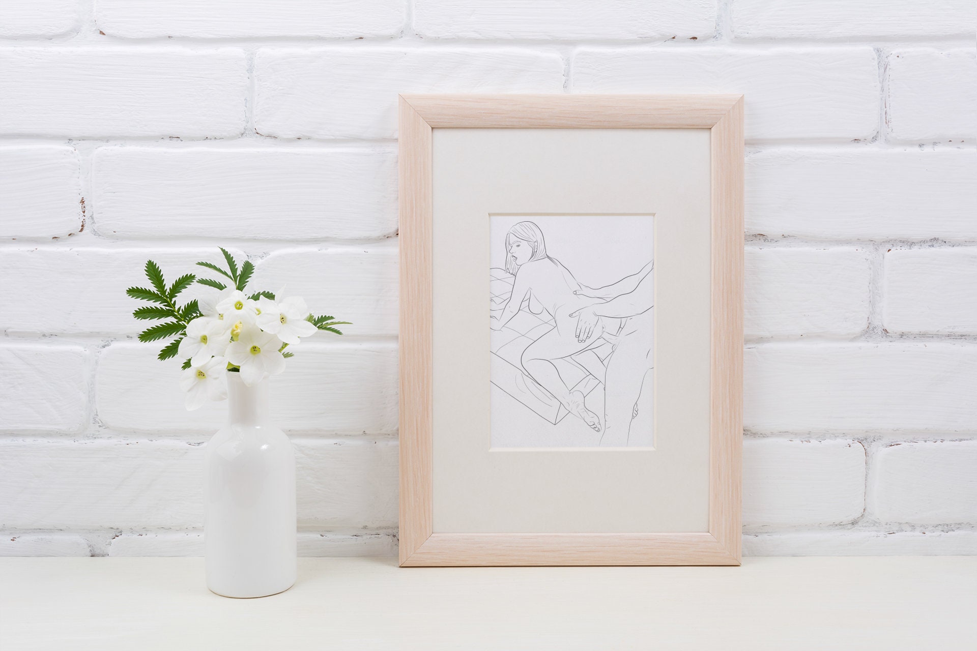 Erotic Line Art for Playful Couples | DOGGY STYLE | Intimate Art ...