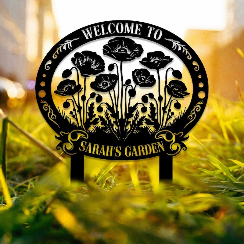 Flower Garden Sign - Etsy