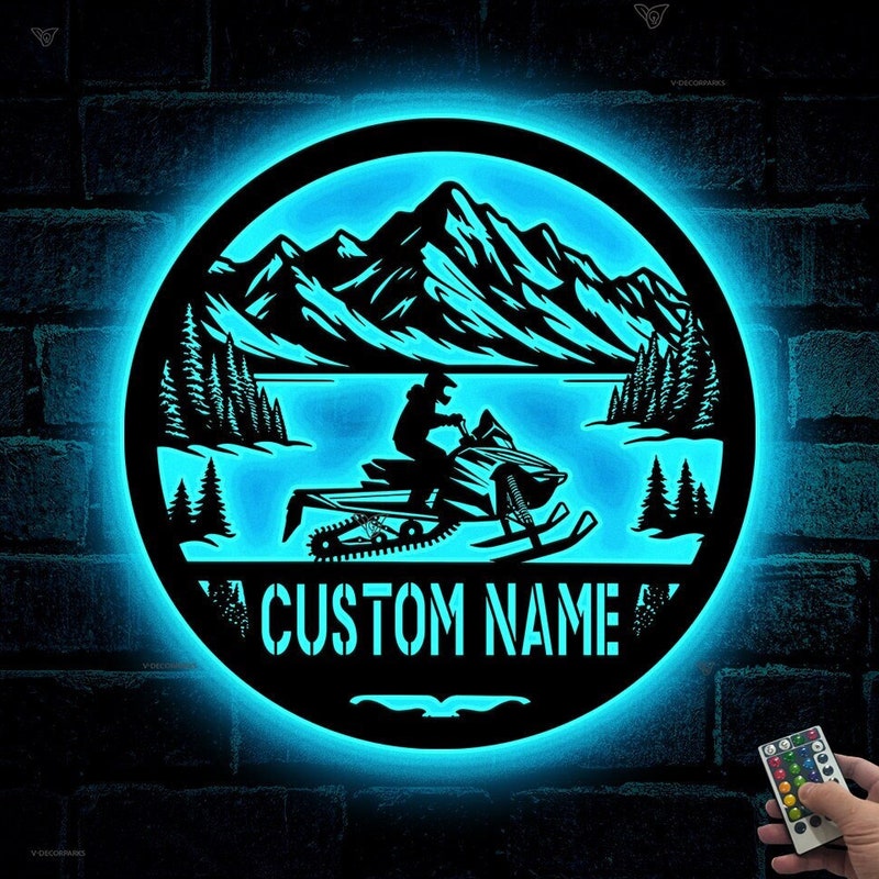 Snowmobile Wall Art - Etsy