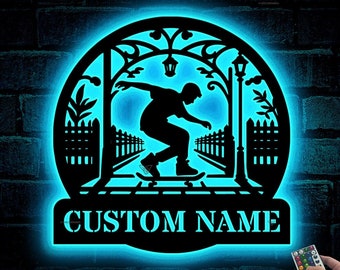 Skatepark Street Sign Skateboard Ramp Skateboarding - Etsy