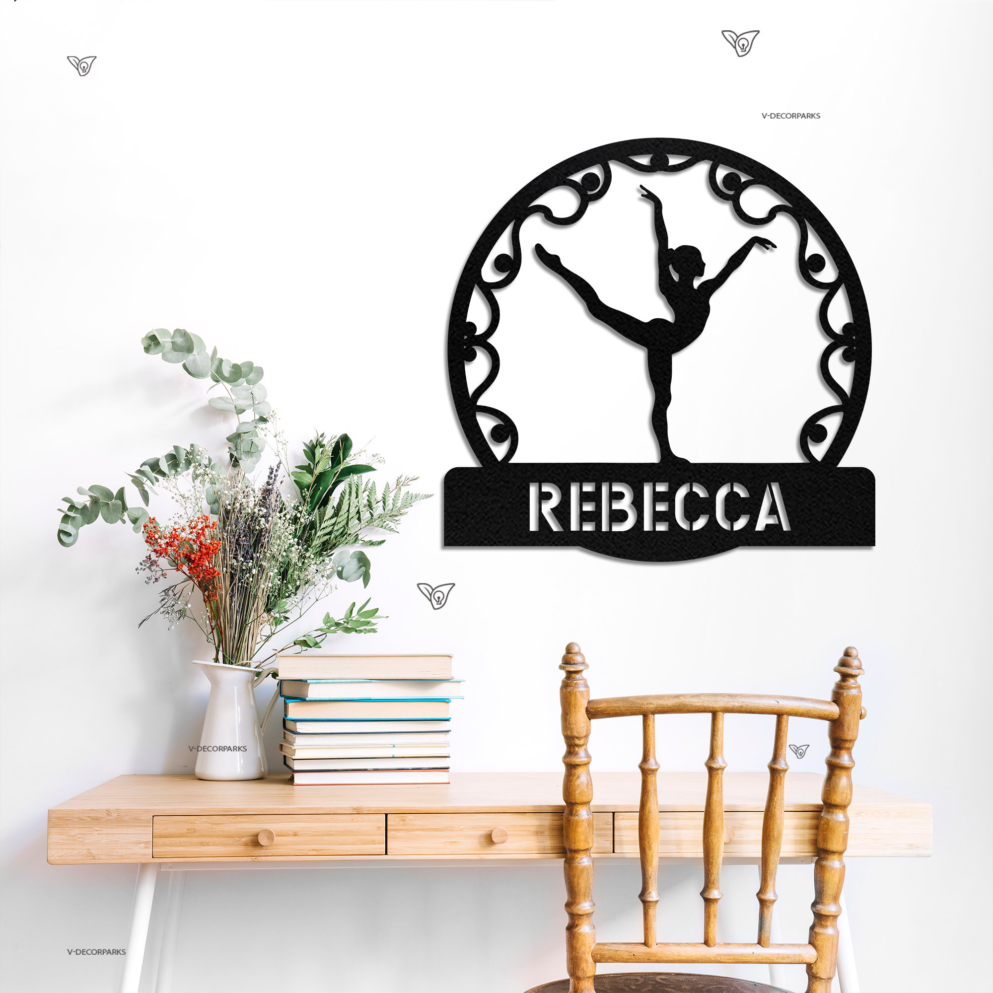 Custom Gymnastics Metal Sign With Led Lights, Gymnastics Sign ...