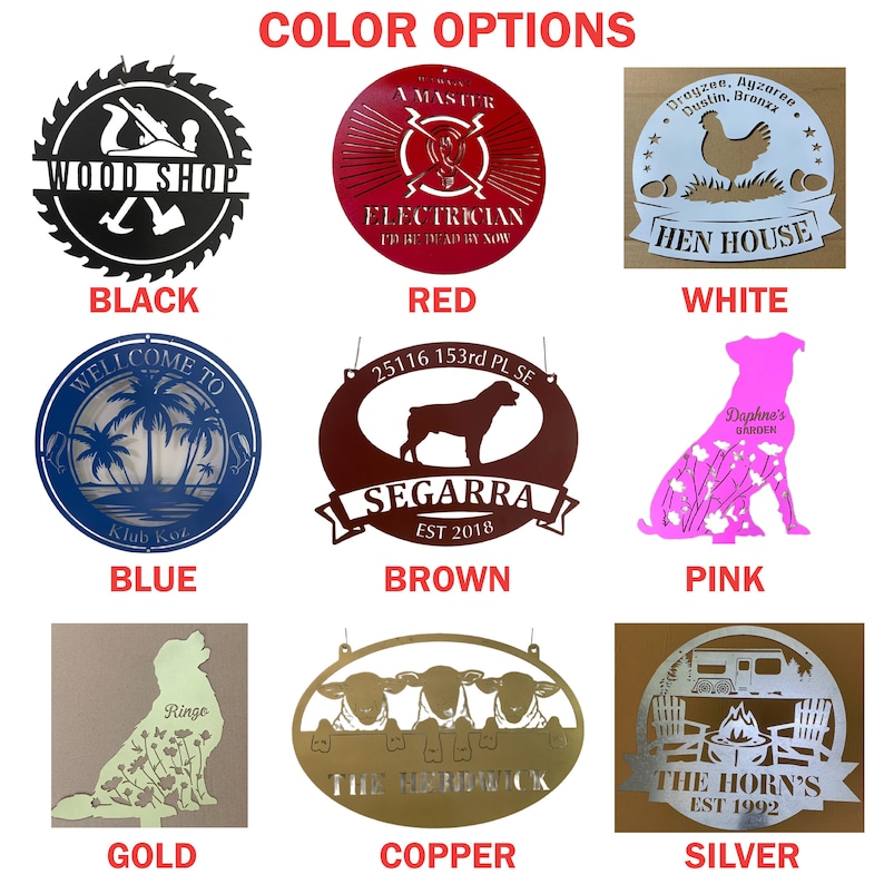 Personalized Your Ranch Metal Sign, Design Your Farm Sign, Custom Metal ...