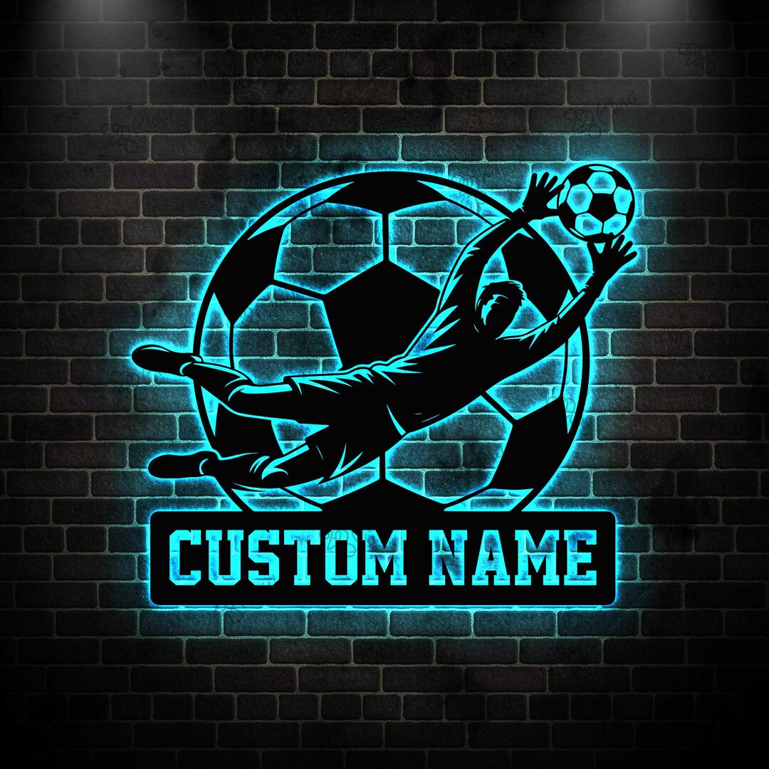 Personalized Soccer Ball Name Sign, Soccer Name Sign, Sports Name Sign ...