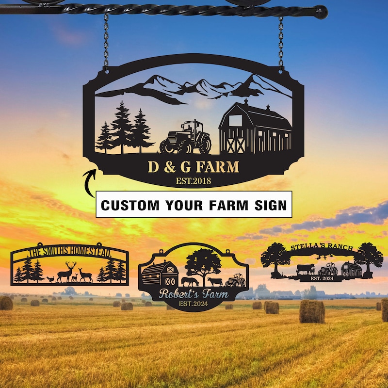 Farm Door Sign - Etsy