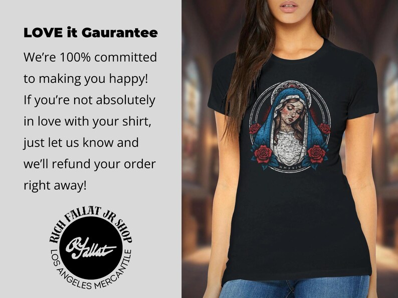 Our Lady of Guadalupe | Blessed Mary American Traditional Premium ...