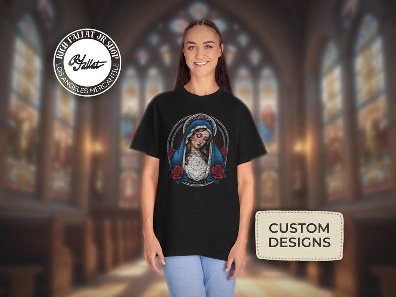 Our Lady of Guadalupe Comfort Colors Unisex Garment-dyed T-shirt ...