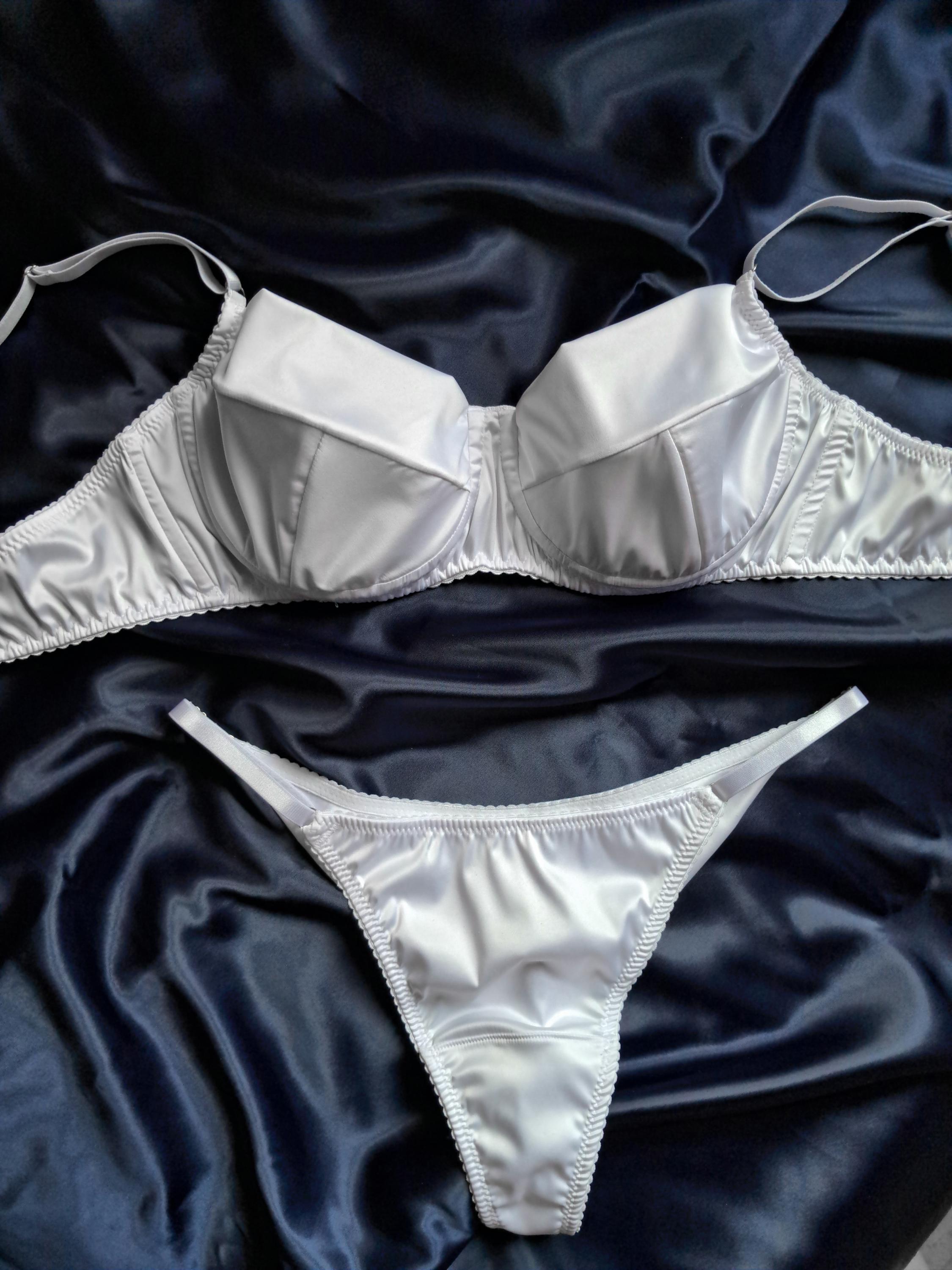Satin Lingerie Set, Wedding Lingerie Set - Etsy
