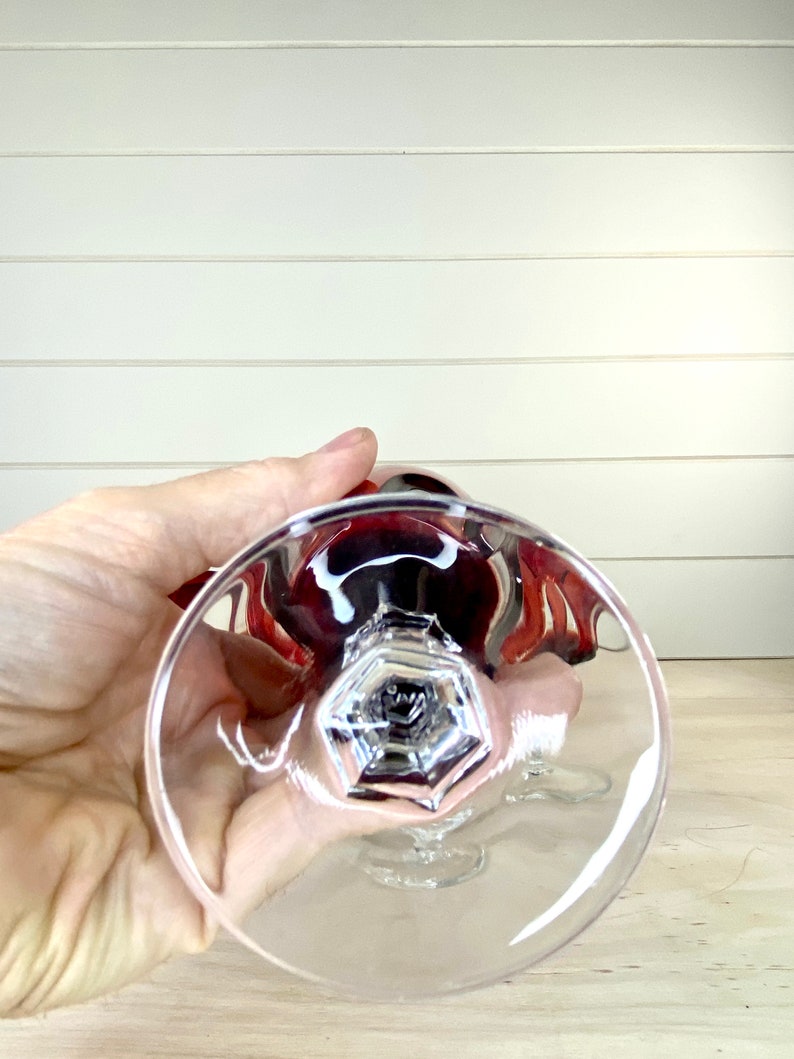 Vintage French Ruby Red Luminarc Arcoroc Cristal D’arques Gothic Wine Glasses X5 - Etsy Australia