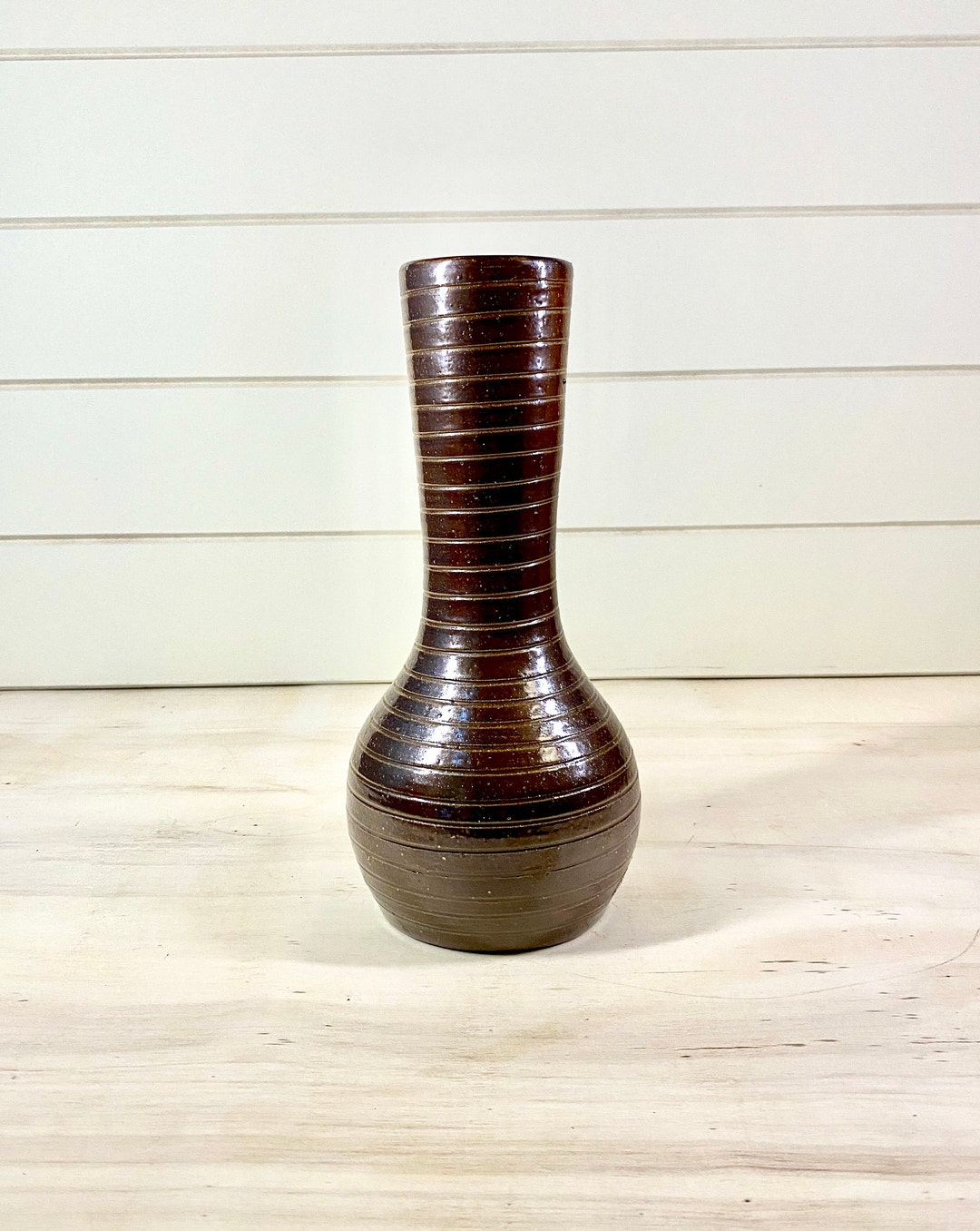 Vintage Australian Bendigo Pottery Vase by Potter Ken Tresize 1970s - Etsy