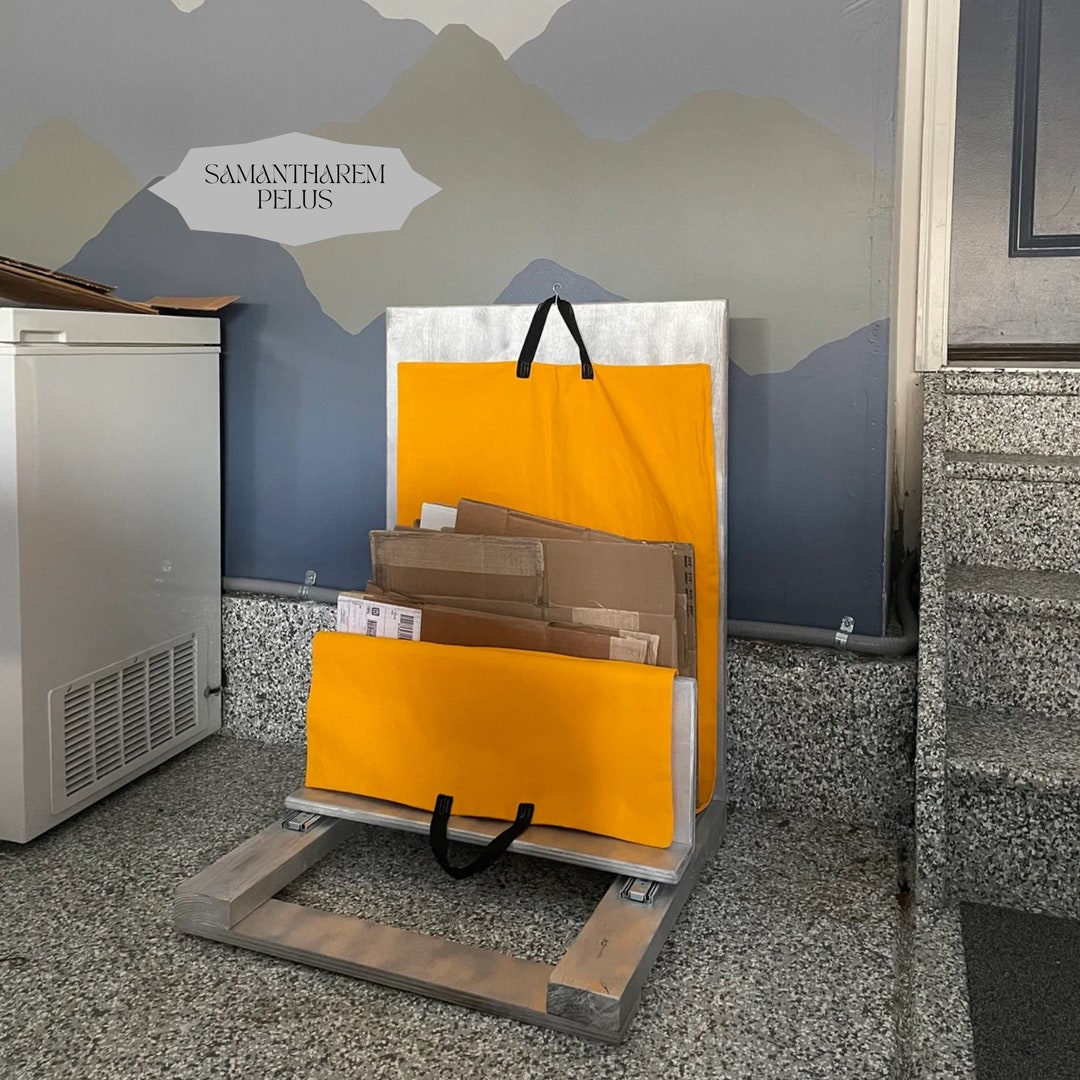 Recycling Bin Made for Cardboard Boxes Space-saving Organizing Solution ...