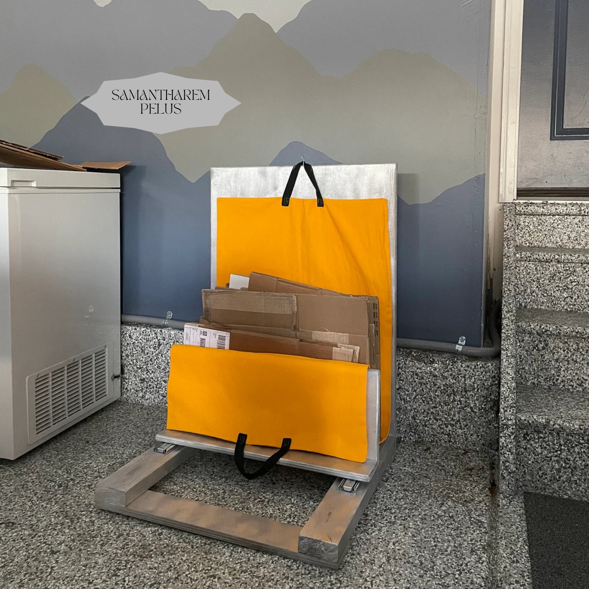 Recycling Bin Made for Cardboard Boxes Space-saving Organizing Solution ...