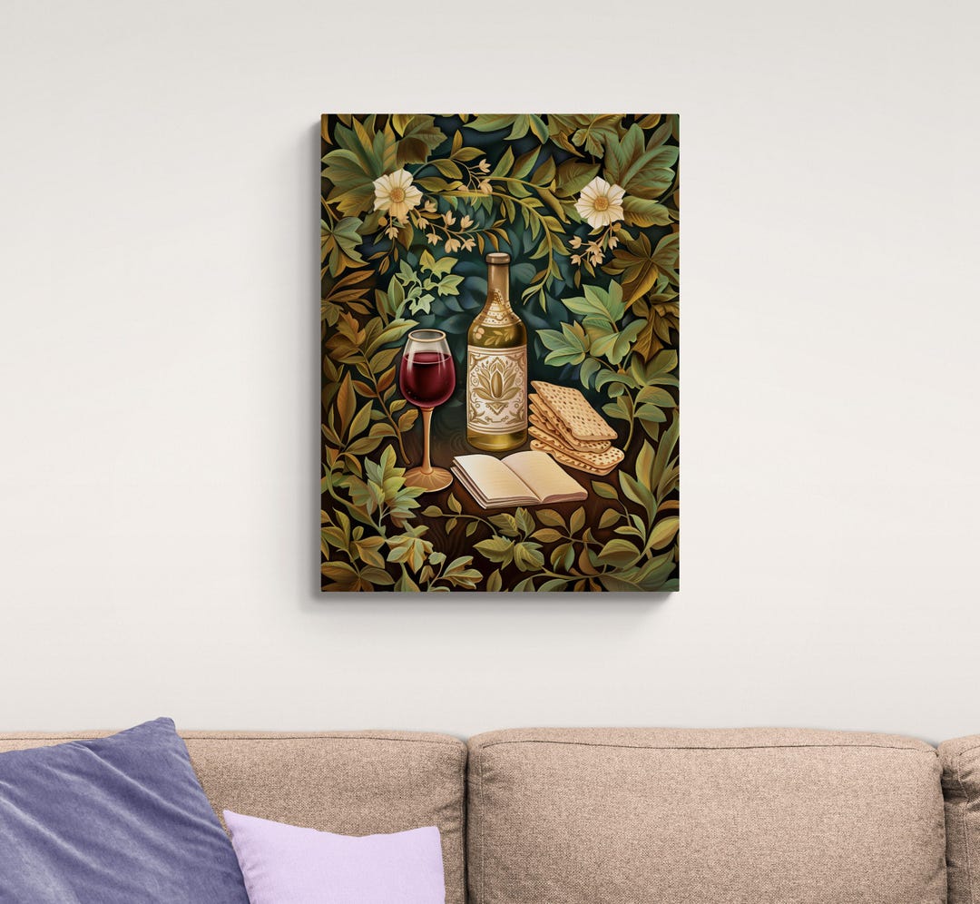Passover Canvas | Passover Decor | Passover Wall Art | Passover Art ...