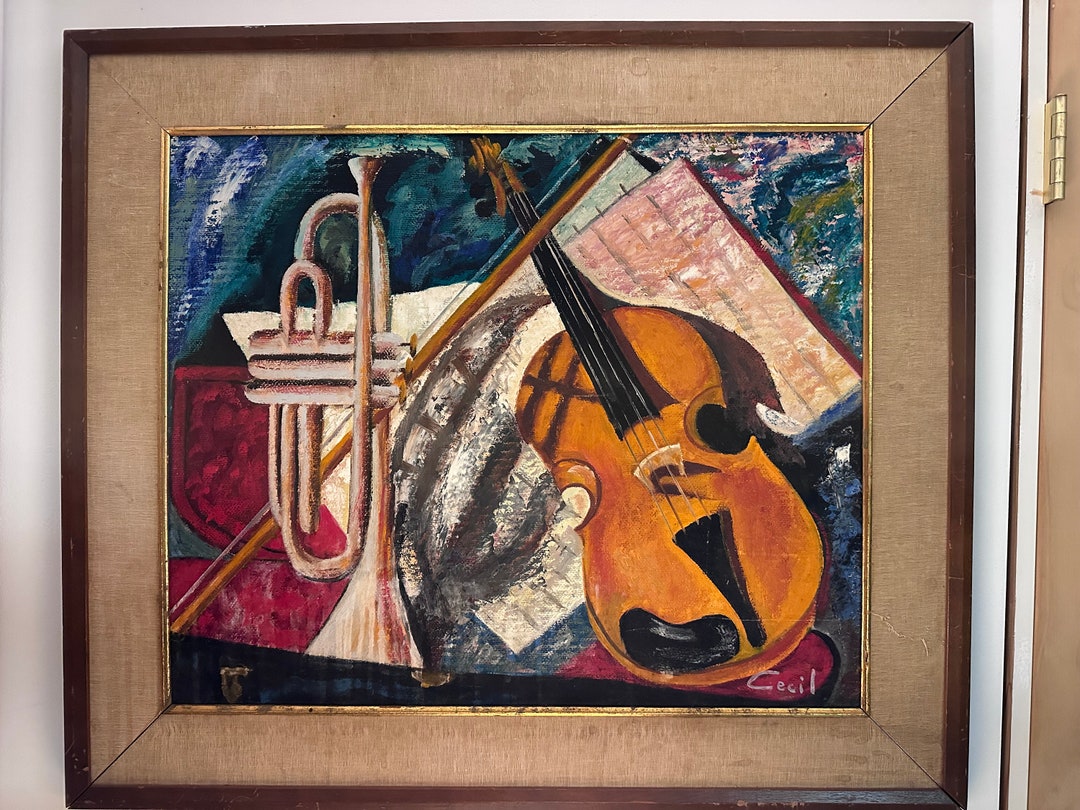 Cecil Collins, Original Painting, "capturing the Essence of Music ...