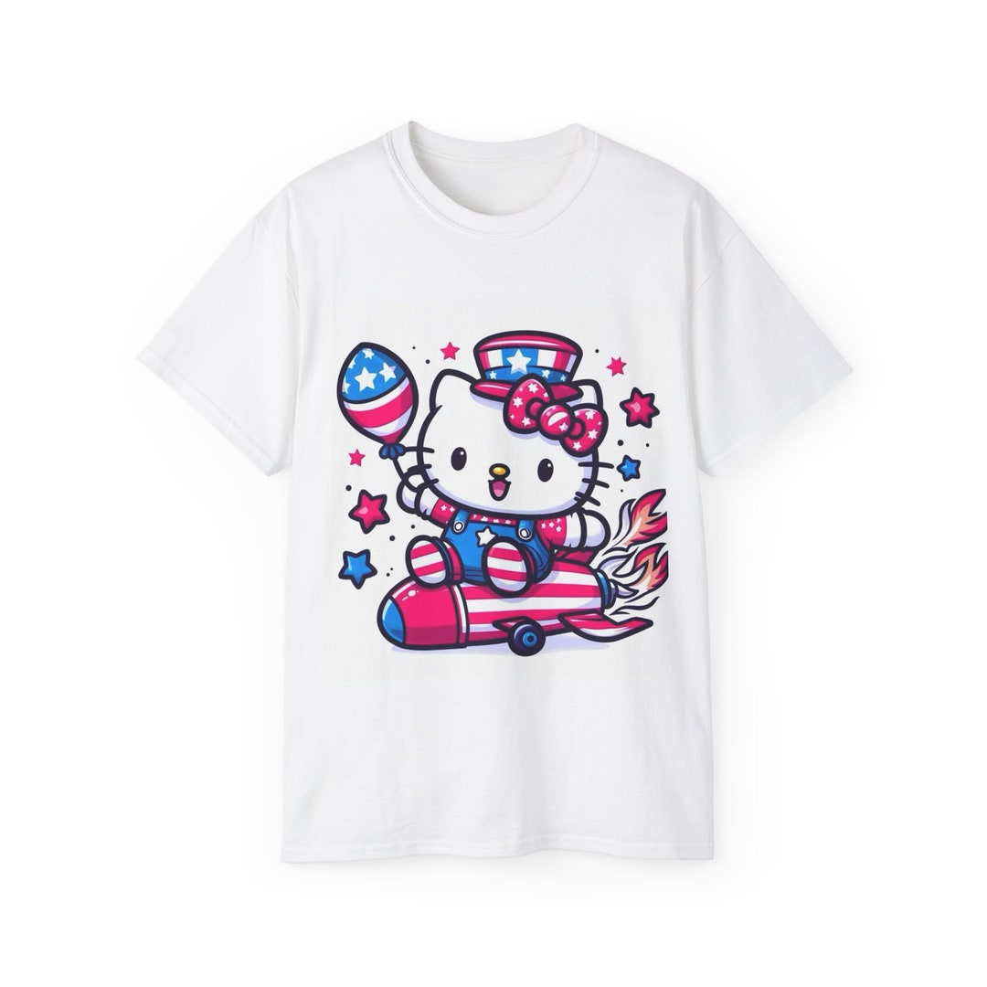 Hello Kitty 4th of July Tee - Etsy