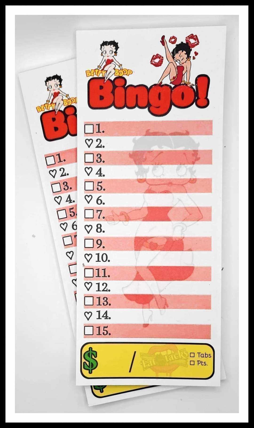 Queen Betty 15-line Bingo Notepad - Etsy