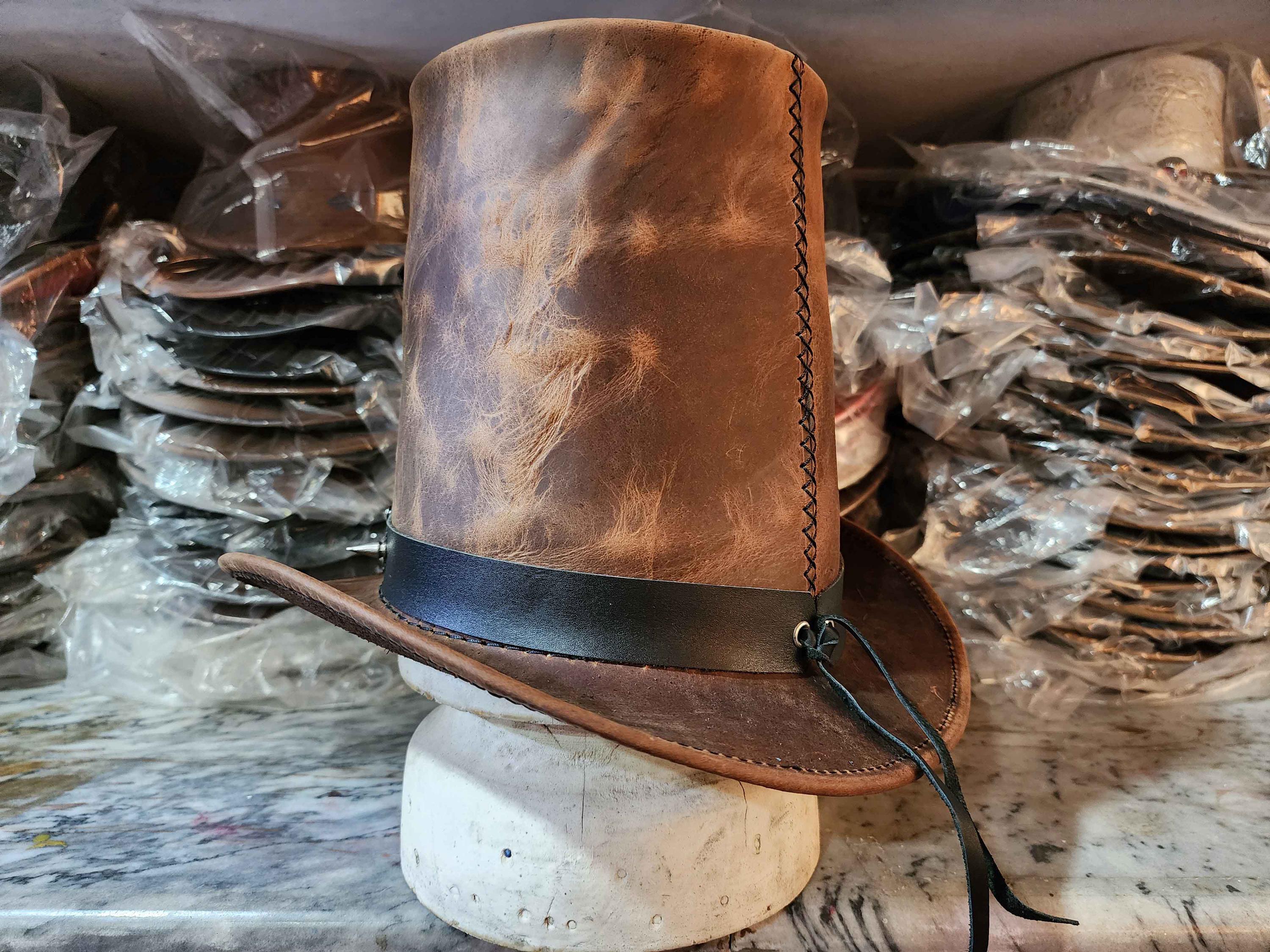 Witcher Leather Top Hat - Etsy