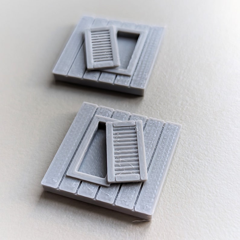3D Printed Tabletop Game Tokens: Doors, Vents, Barricades - Mansions of ...