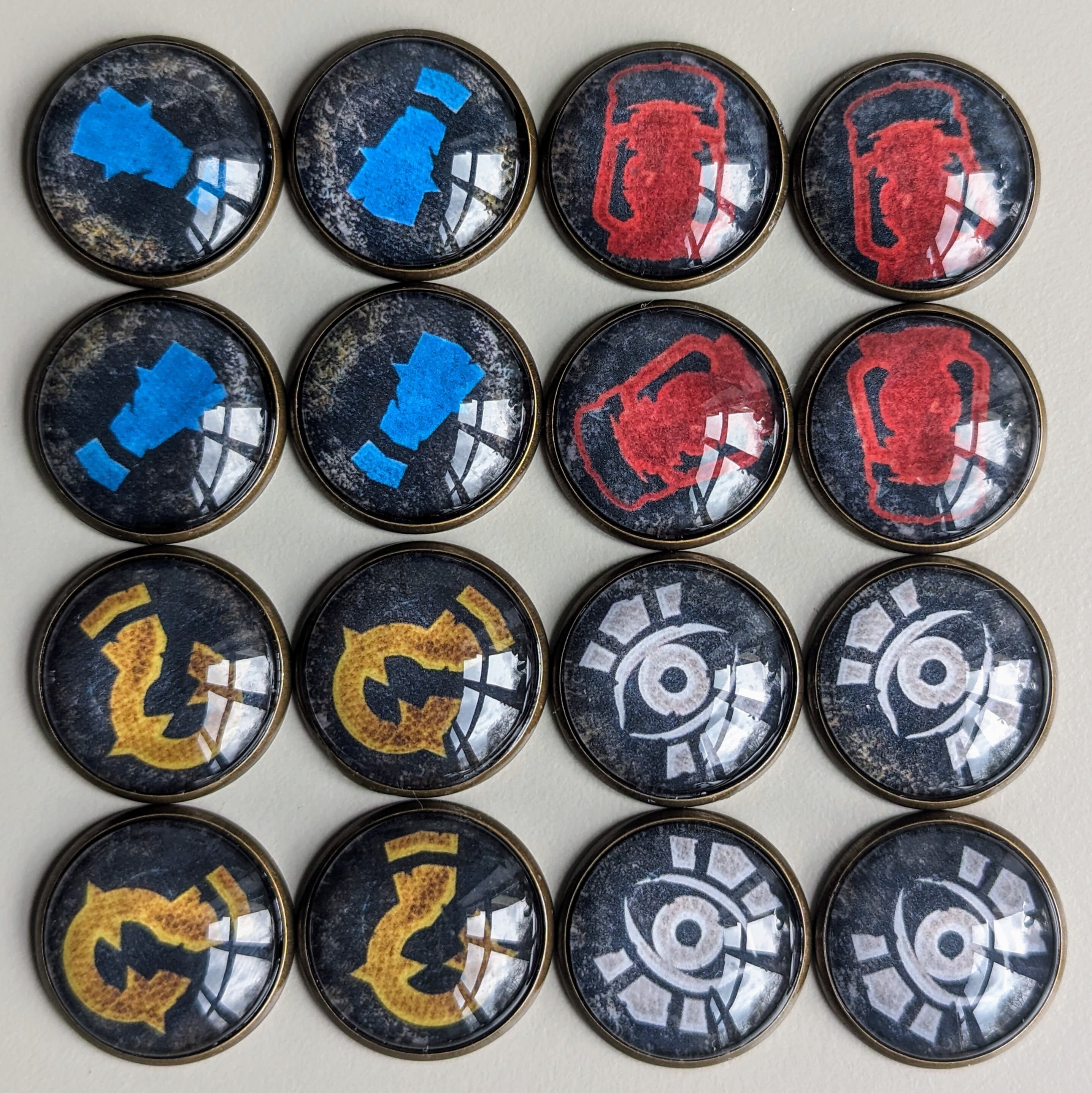 Mansions of Madness Custom Glass Tokens / Mega Pack / Clue, Search ...