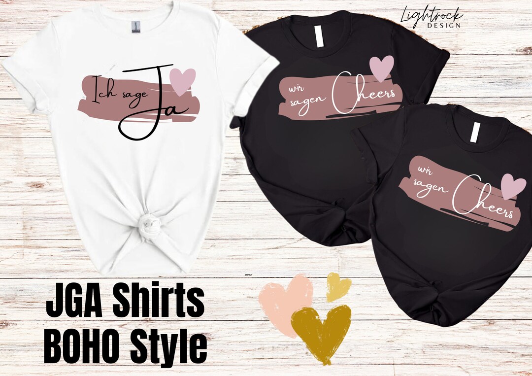 JGA Shirts Trend 2024 Boho White Berry Black Green Blue NEW Minimalist ...