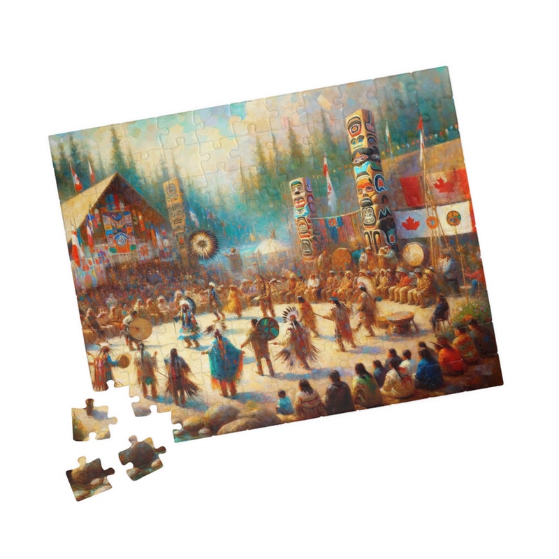 Indigenous Art Puzzle - Etsy