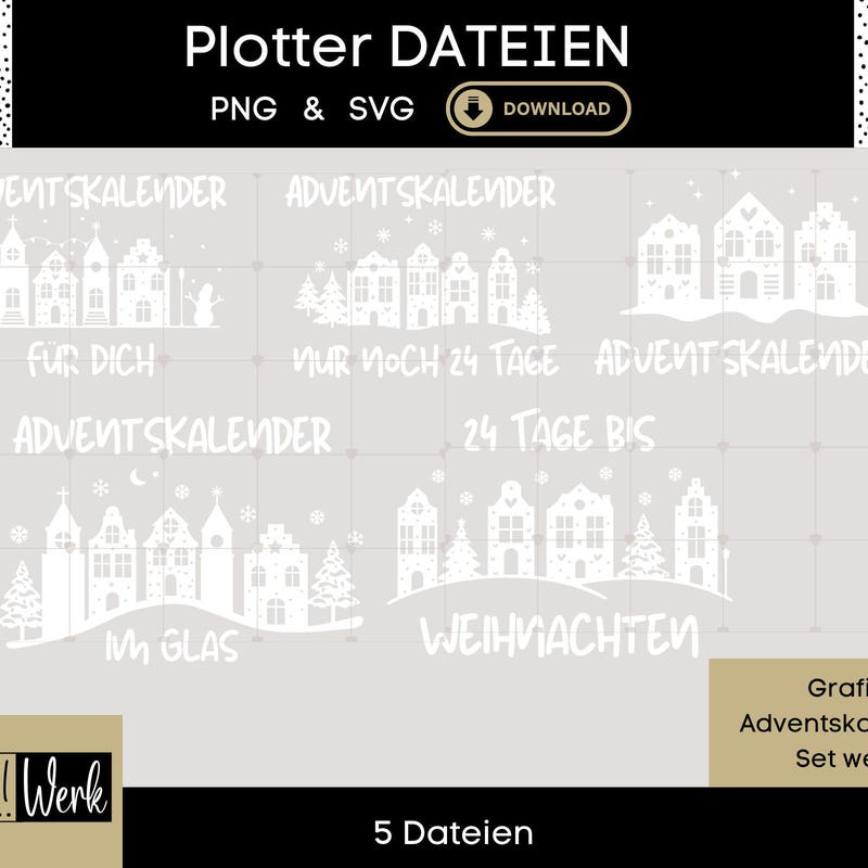 Plotterdatei adventskalender toffifee - Etsy.de