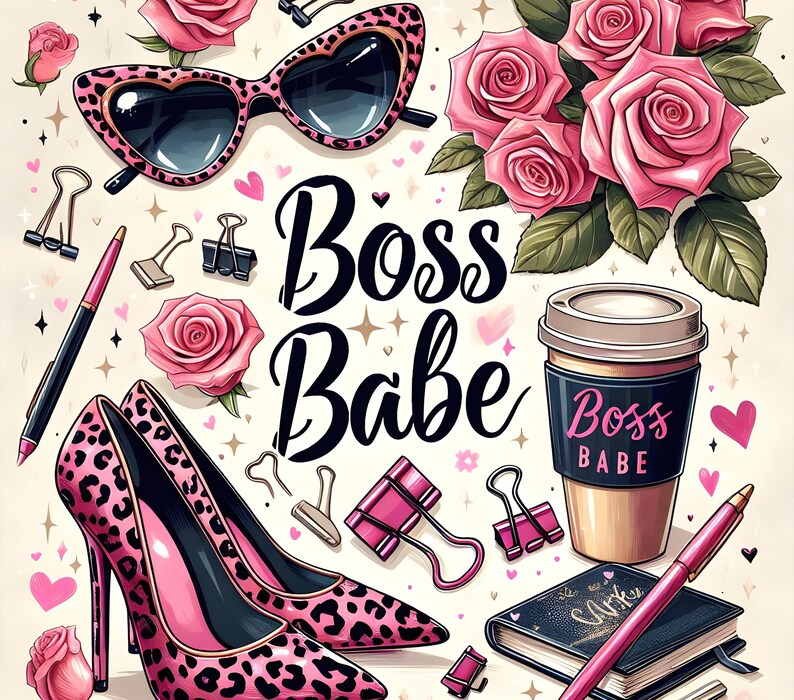 Boss Babe Tumbler Wrap Design: 20oz PNG (digital Download) - Etsy