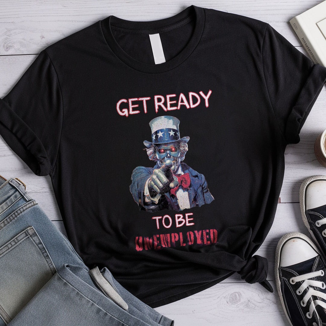 Humorous Uncle Sam Robot Tee, AI Inspired Nerd Wear - Etsy