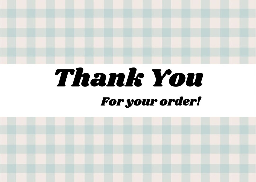Thank You Card Grid - Etsy