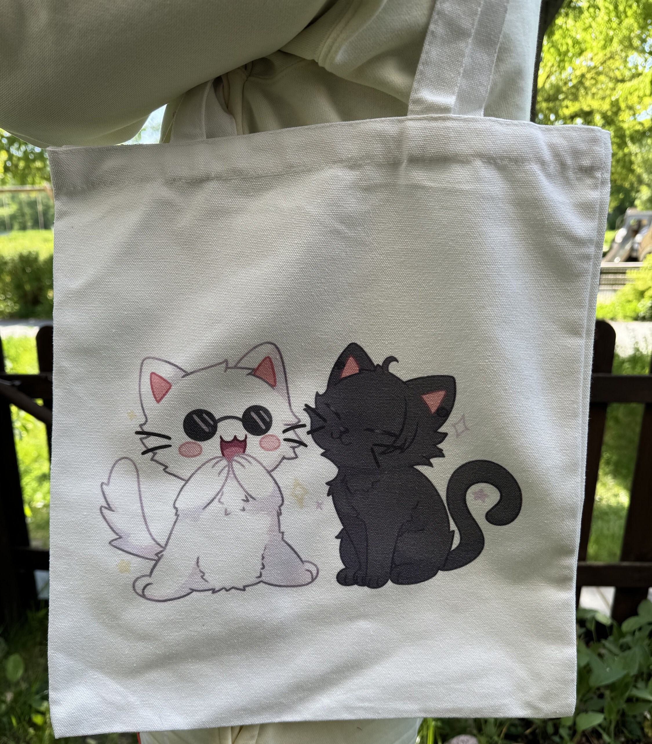 Gojo Satoru and Geto Suguru Cat Tote Bag Jujutsu Kaisen - Etsy