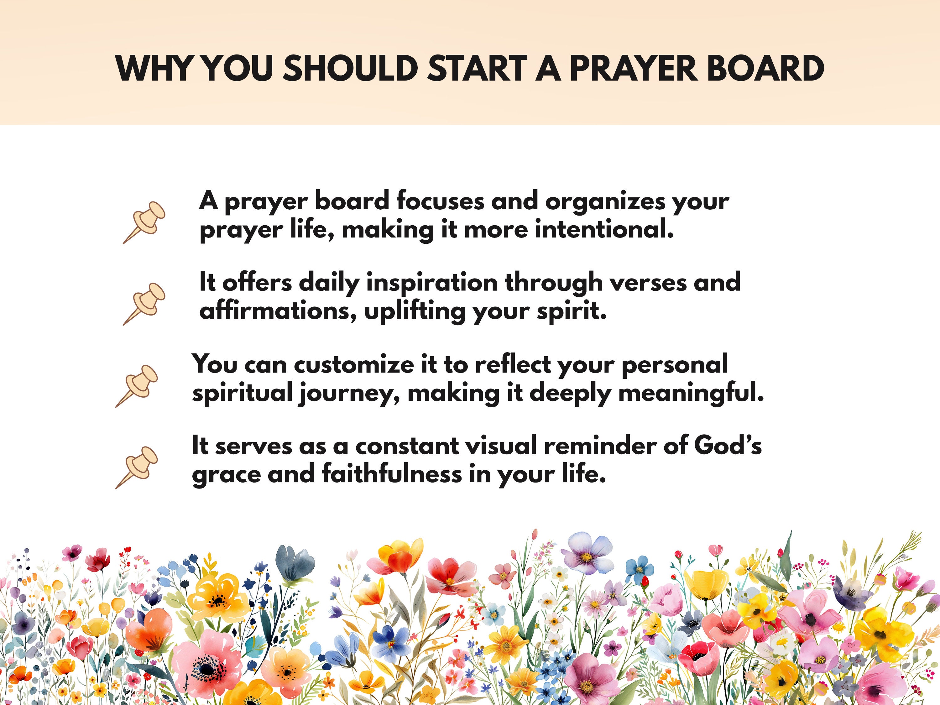 Printable Prayer Board Kit: Vision Board Collage (PDF) - Etsy