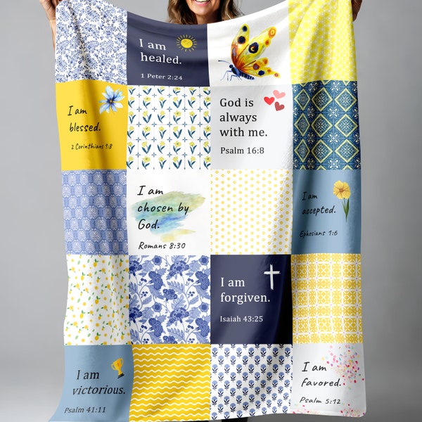 Christian Daughter Affirmation Blanket - Etsy