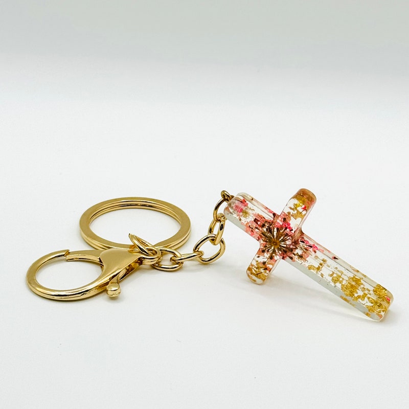 Cross Keychain - Etsy
